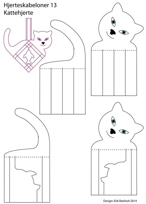 Поделка котик из бумаги шаблоны фото и картинки 73 штук