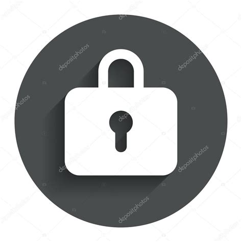 Lock Sign Icon Locker Symbol Stock Vector By ©blankstock 53435853
