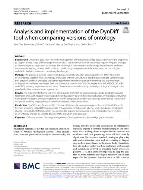 Pdf Analysis And Implementation Of The Dyndiff Tool When Comparing