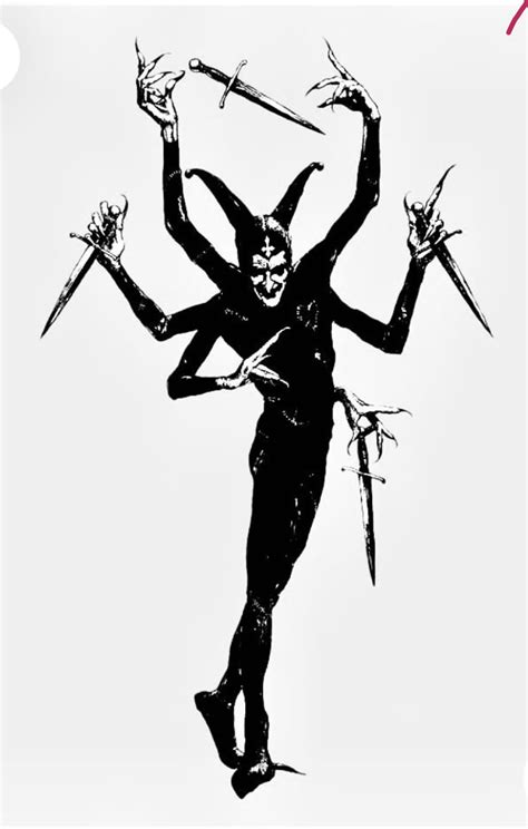 Pin By Merve Falay On Gereksiz Jester Tattoo Creepy Tattoos Dark Tattoo