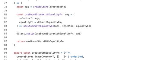 Createwithequalityfnimpl In Zustands Source Code Explained Dev