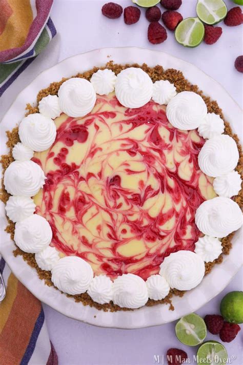 Raspberry Key Lime Pie Man Meets Oven