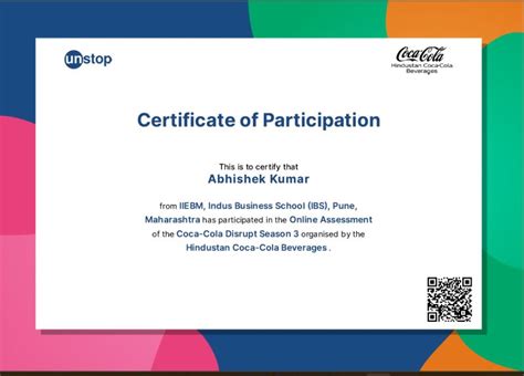 🚀 Excited To Have Participated In The Coca Cola Disrupt Season 3 Online Assessment Organized By