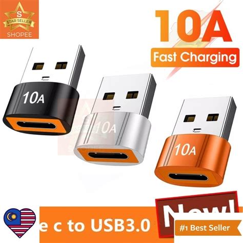 MW A USB C Male To USB Female Converter USB Super Speed Transmission Type C OTG Quick