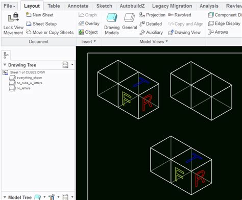 Solved Combined States In Drawings Question For Creo Ptc Community