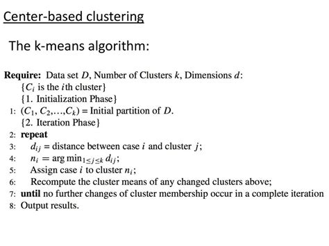clustering 3 center based algorithms fuzzy k means ppt download