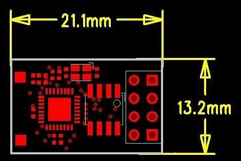 Modulo Ricetrasmettitore WiFi Seriale Con ESP MB Flash