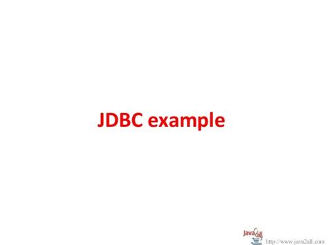 Jdbc Example Program With Access And Mysql