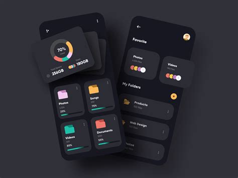 File Manager App UX UI Design By Ghulam Rasool For Cuberto On Dribbble