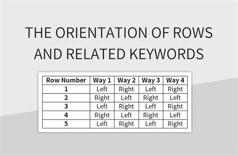 Free Horizontal Rows Templates For Google Sheets And Microsoft Excel