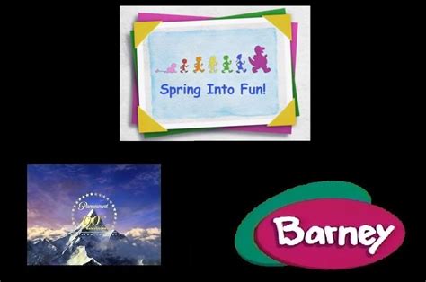 Opening And Closing To Barney Spring Into Fun 2002 Paramount Home
