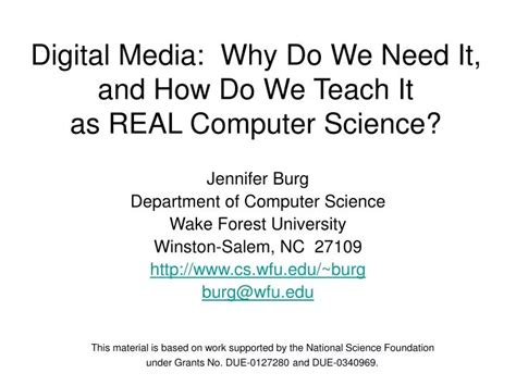 Ppt Digital Media Why Do We Need It And How Do We Teach It As Real