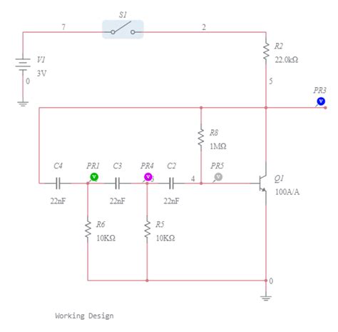 RC Oscillator Circuit Multisim Live