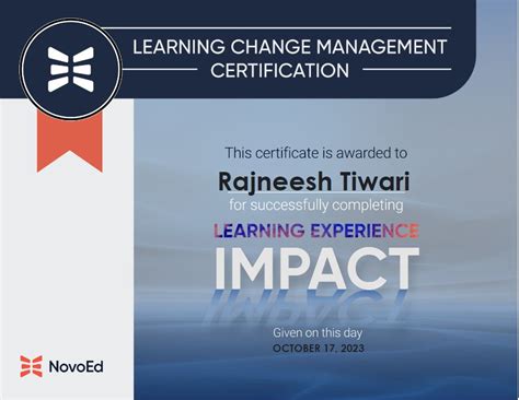 Rajneesh Tiwari On Linkedin Earned A Credential In Learning Experience