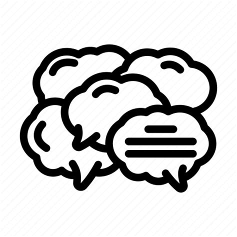 context bubble natural language processing nlp tokenization icon