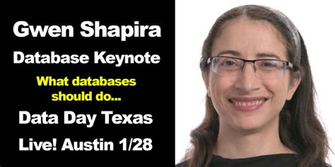 Gwen Chen Shapira On Linkedin Data Event