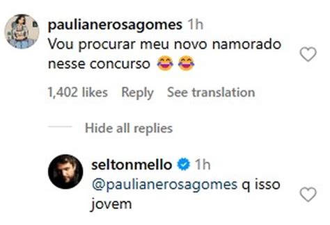 Post De Selton Mello Sobre Concurso De Sósias Vira Tinder Nos