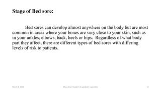 Presentation Bed Sore And Immobility Complications Pptx