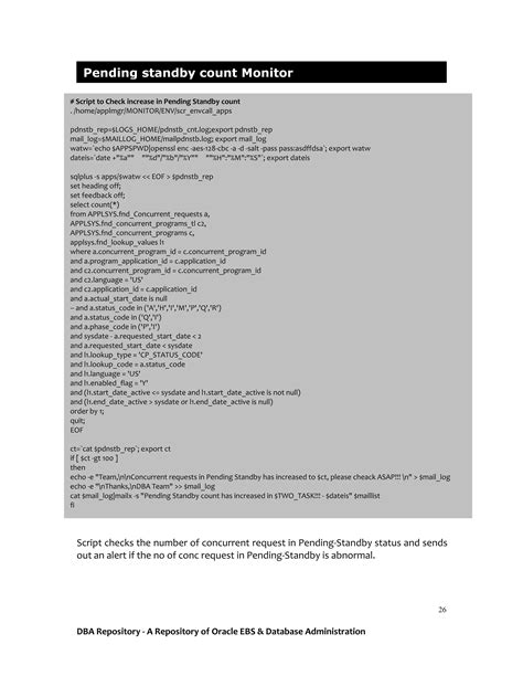 Shell Scripts For Oracle Database And E Business Suitepdf