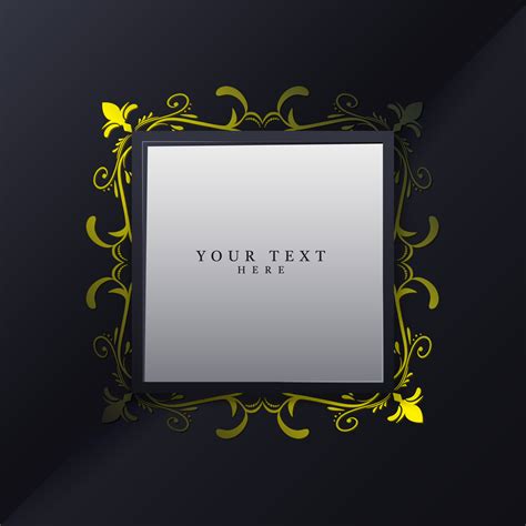 Vintage Rectangle Frame Design 15329411 Vector Art At Vecteezy