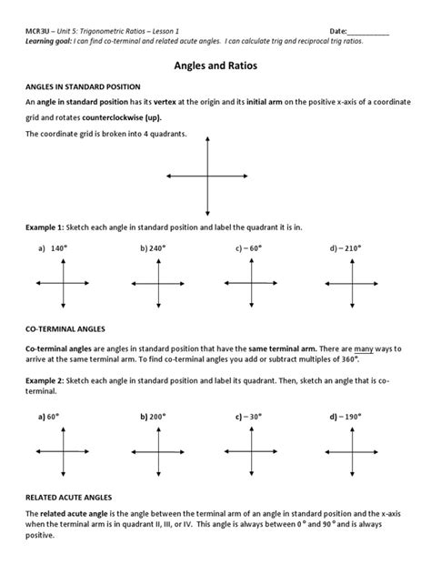 Trigonometri Booklet 5 Part 1 Pdf Trigonometric Functions Triangle