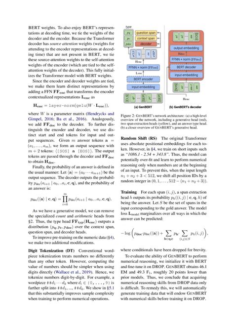Injecting Numerical Reasoning Skills Into Language Models Deepai