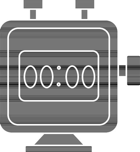 Black And White Clock Or Timer Icon Or Symbol 24470041 Vector Art At Vecteezy