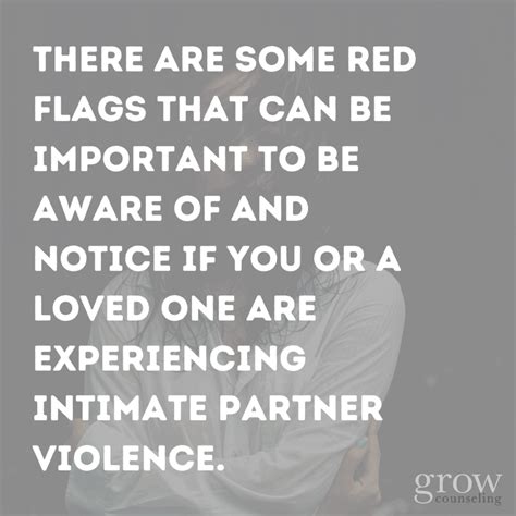 Red Flags For Intimate Partner Violence Grow Counseling
