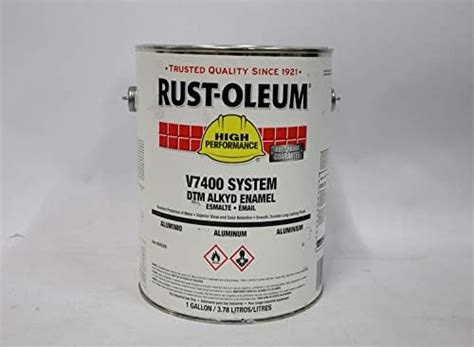 Rust Oleum V7400 Aluminum Gloss 1 Gallon Amazon Co Uk DIY Tools