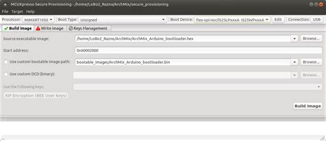 Using Mcuxpresso Secure Provisioning To Flash Arduino Bootloader