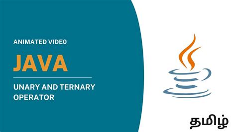 Lesson12 Unary And Ternary Java Operator Youtube