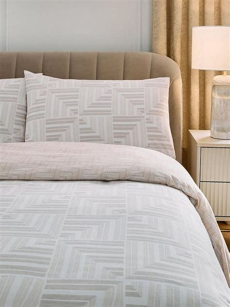The Very Collection New Classical Geo Print Duvet Cover Set Very