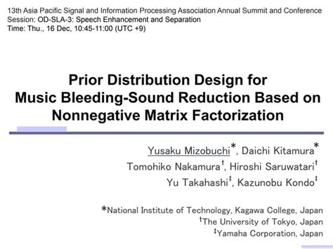 Prior Distribution Design For Music Bleeding Sound Reduction Based On