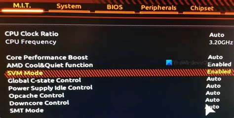 Windows No Arranca Después De Habilitar La Plataforma Hypervisor O El Modo Svm