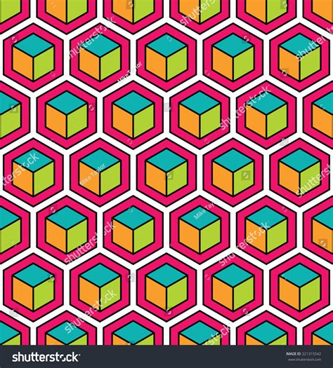 Seamless Hexagonal Pattern Stock Vector Royalty Free