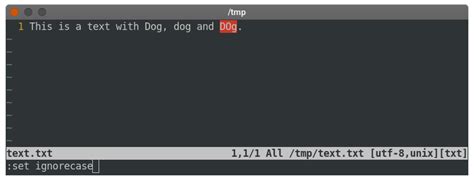 3 Ways Of Making Case Insensitive Search In Vimvi Systutorials