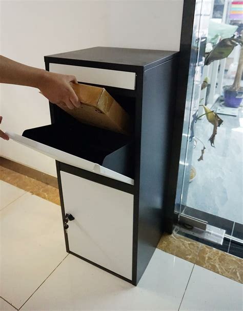 Large Smart Parcel Box Lockable Package Delivery Letter Post Storage