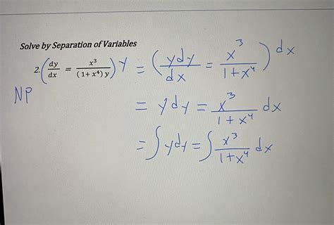 Calculus Separation Of Variables Differential Equations Am I On The Right Track R
