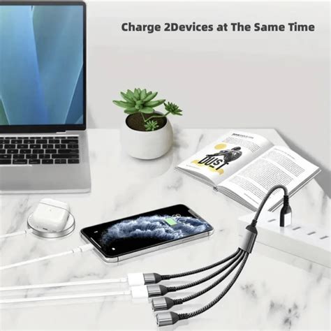 Compact Multi Device Usb Splitter Easy Plug And Play Hub For Laptops Gaming Consoles More