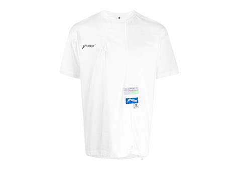 Ader Error Slash String Tee White Shop Authentic At Sasom