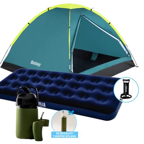 Tupi S A Combo Semana Santa Camping Bestway Para Personas Cooldome Colchon Inflable