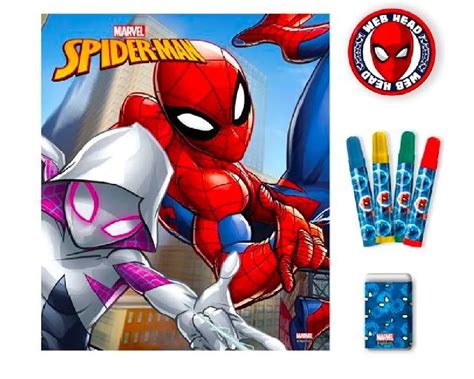 Комплект за оцветяване Spider Man Спайдърмен 30 части