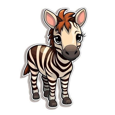 Premium Vector Zebra Vector Cute