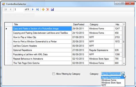 Adonet Parameterized Query Adding A User Selected Filter Ged Meads Blog Vbcity The