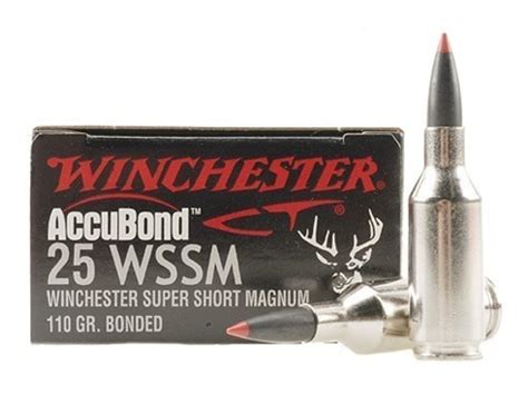 Winchester Supreme Ammo 25 Winchester Super Short Mag Wssm 110 Grain