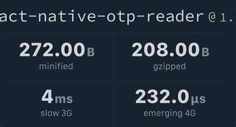 React Native Otp Reader V102 Bundlephobia