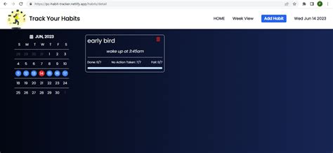 GitHub Pc20 Habit Tracker React Tailwind A Simple App To Track Your Habits