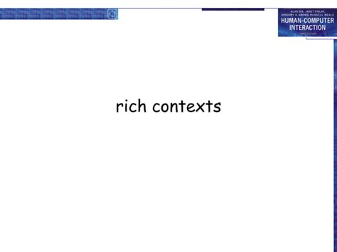 Hci 3e Ch 18 Modelling Rich Interaction Ppt
