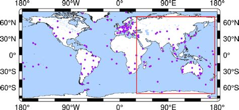 Distribution Of The Observable Bds Stations In Global And The Stations