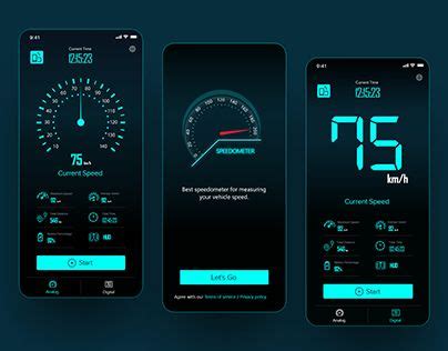 Speedometer App Design